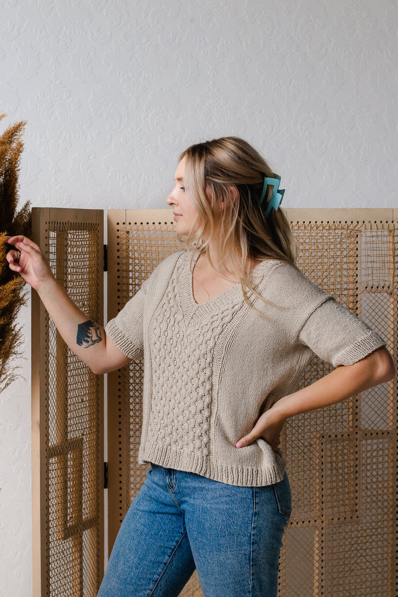 Quail Ridge Tee Knitting Pattern – Knits 'N Knots Winnipeg