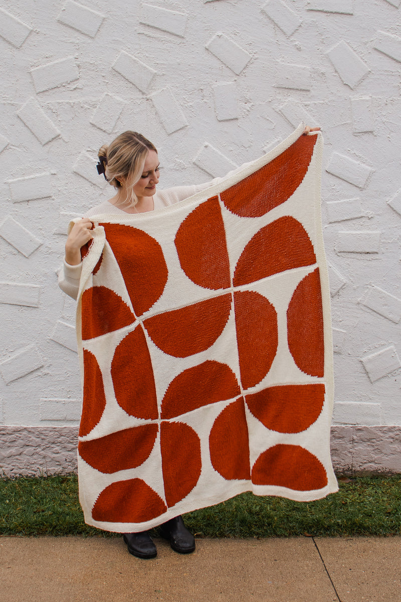 MCM Throw Knitting Pattern – Knits 'N Knots Winnipeg