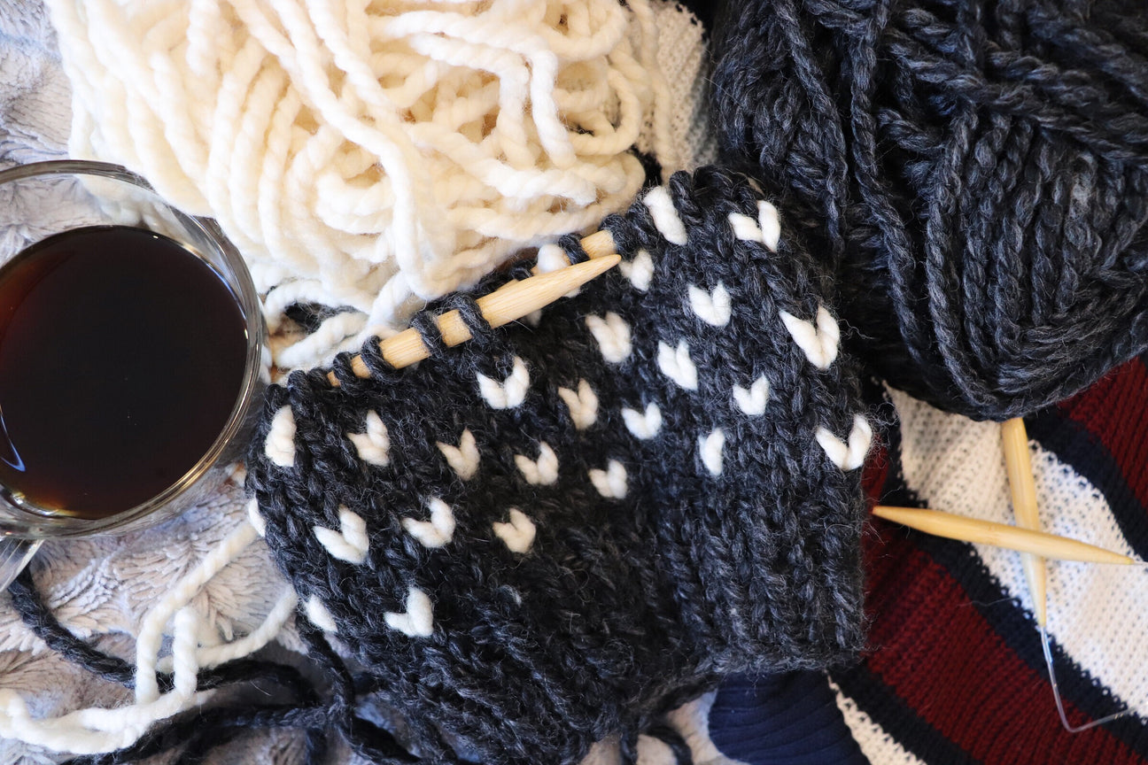 Tiny Hearts Knitting Pattern – Knits 'N Knots Winnipeg